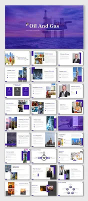 Add To Cart Oil And Gas Presentation Template Slide