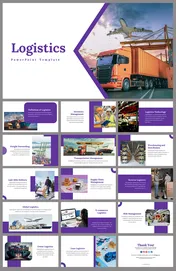 Alluring Logistics PowerPoint Presentation Templat