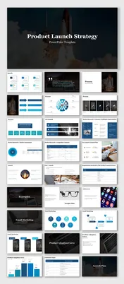 Ready To Use Product Launch PPT And Google Slides Template