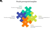 Free Smart Art Puzzle Pieces PPT Template and Google Slides
