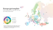 Editable Europe Map PowerPoint Template and Google Slides