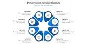 Circle PowerPoint Template Presentation and Google Slides