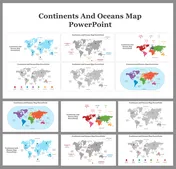 World Map PPT Presentation Template and Google Slides