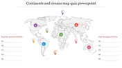 Creative World Map For PowerPoint Free Download