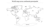 Interactive World Map For PowerPoint Presentation Slide