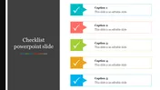 Stunning Checklist PowerPoint Template and Google Slides