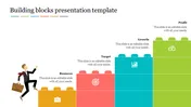 Predesigned Building Blocks Diagram PowerPoint Template