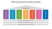 Four Pillars PPT Template Presentation and Google Slides