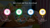 Elegant Ice Cream PPT Free Download Templates