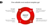 Multi-color SWOT Analysis PowerPoint and Google Slides