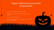 Happy Halloween PowerPoint Slide With Scary Ghosts