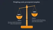 Free Balance Scale PowerPoint Template and Google Slides