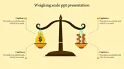Free Weighing Scale PowerPoint Template and Google Slides
