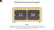 Best Analog Clock Pattern Slide PowerPoint Template