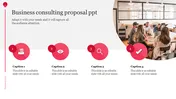 Consulting Proposal Template PPT Slide - Multicolor Arrows