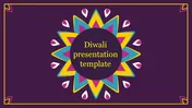 Awesome Presentation On Diwali PowerPoint Slide Template