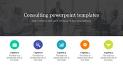 Consulting Proposal Template PPT Slide - Multicolor Arrows