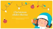 Kids Christmas Songs PowerPoint Template and Google Slides