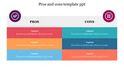 Creative Pros And Cons PowerPoint Template and Google Slides