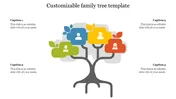 Incredible Family Tree Infographic Template PPT Slide