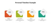Personal Timeline PowerPoint and Google Slides Themes