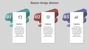 Banner Shape Template PowerPoint Presentation Slide