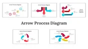 Arrow Process Diagram PowerPoint Google Slides Template
