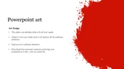 Attractive Art PowerPoint Template PPT Slide Design