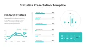 Add To Cart Statistics Presentation PowerPoint Template