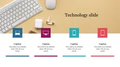 Best Slide Template Technology Designs With Five Node