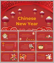 Chinese New Year Animal Race PowerPoint and Google Slides