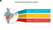 Map Of India Infographics PowerPoint and Google Slides