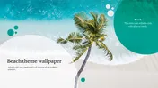 Our Predesigned Beach Theme Clipart PPT Template Design