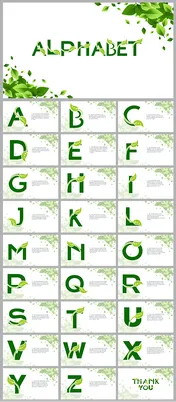 Ready To Download Alphabet PPT And Google Slides Themes