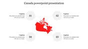 Editable PowerPoint Canada Map Template & Google Slides