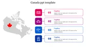 Free Canada PowerPoint Template Design Presentation