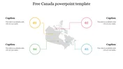 Editable PowerPoint Canada Map Template & Google Slides