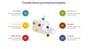 Editable PowerPoint Canada Map Template & Google Slides