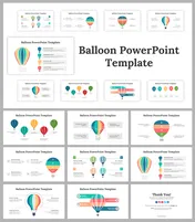Free Balloon PowerPoint Template Slide PPT presentation