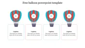 Free Balloon PowerPoint Template Slide PPT presentation