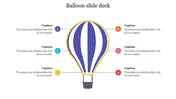 Shop Now! Balloon Template PowerPoint Presentation