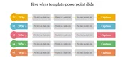 5 Why PowerPoint Presentation Template & Google Slides
