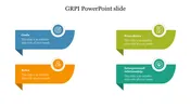 Creative GRPI Model PowerPoint Slide With Triangle