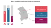 Get Ready To Use South Korea Map PowerPoint Presentation