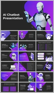 AI Chatbot PowerPoint Presentation Template & Google Slides