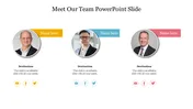 Editable Meet the Team PowerPoint Template and Google Slides