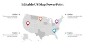 Editable US Map Presentation And Google Slides Themes