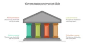 Editable Four Pillars PowerPoint Template and Google Slides