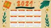 Download Calendar PowerPoint And Google Slides Templates