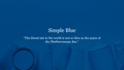 Simple Blue PowerPoint Background And Google Slides Themes